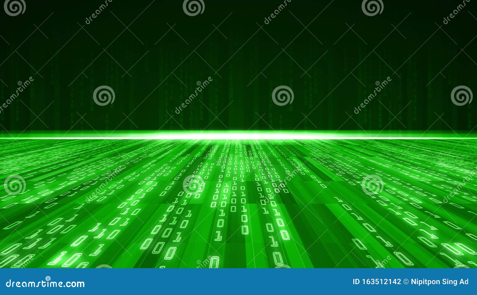 Digital Binary Code Background, Technology Data Binary Code Network ...