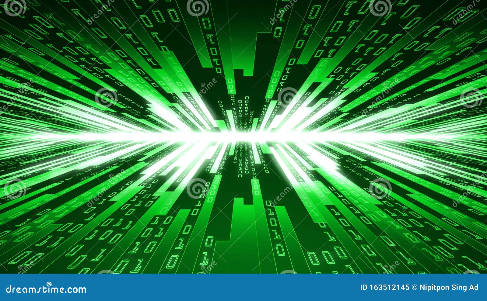Digital Binary Code Background, Technology Data Binary Code Network ...