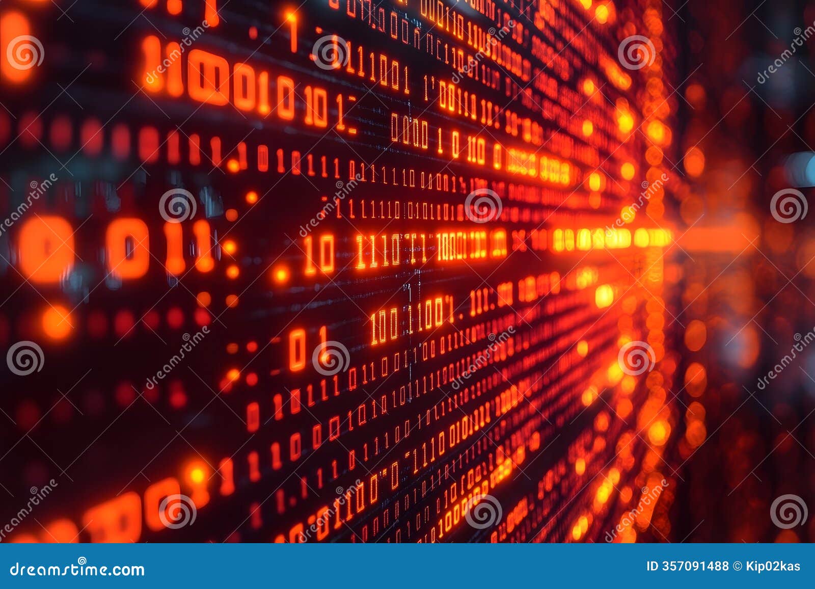 Digital Binary Code Background for Technology and Programming Concepts ...