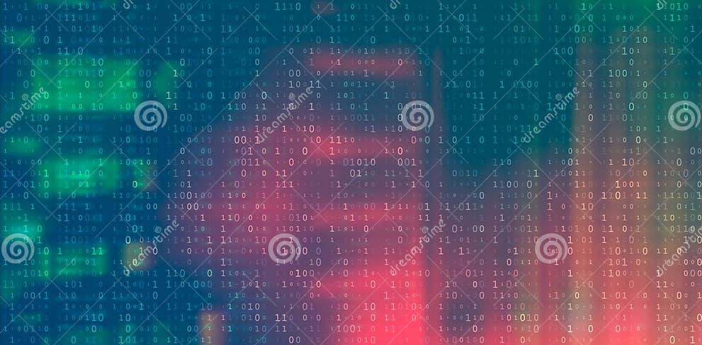 Digital Binary Code on Dark Red Background. Data Breach Stock Vector ... Digital Binary Code on Dark Red Background. Data Breach Stock Vector ...