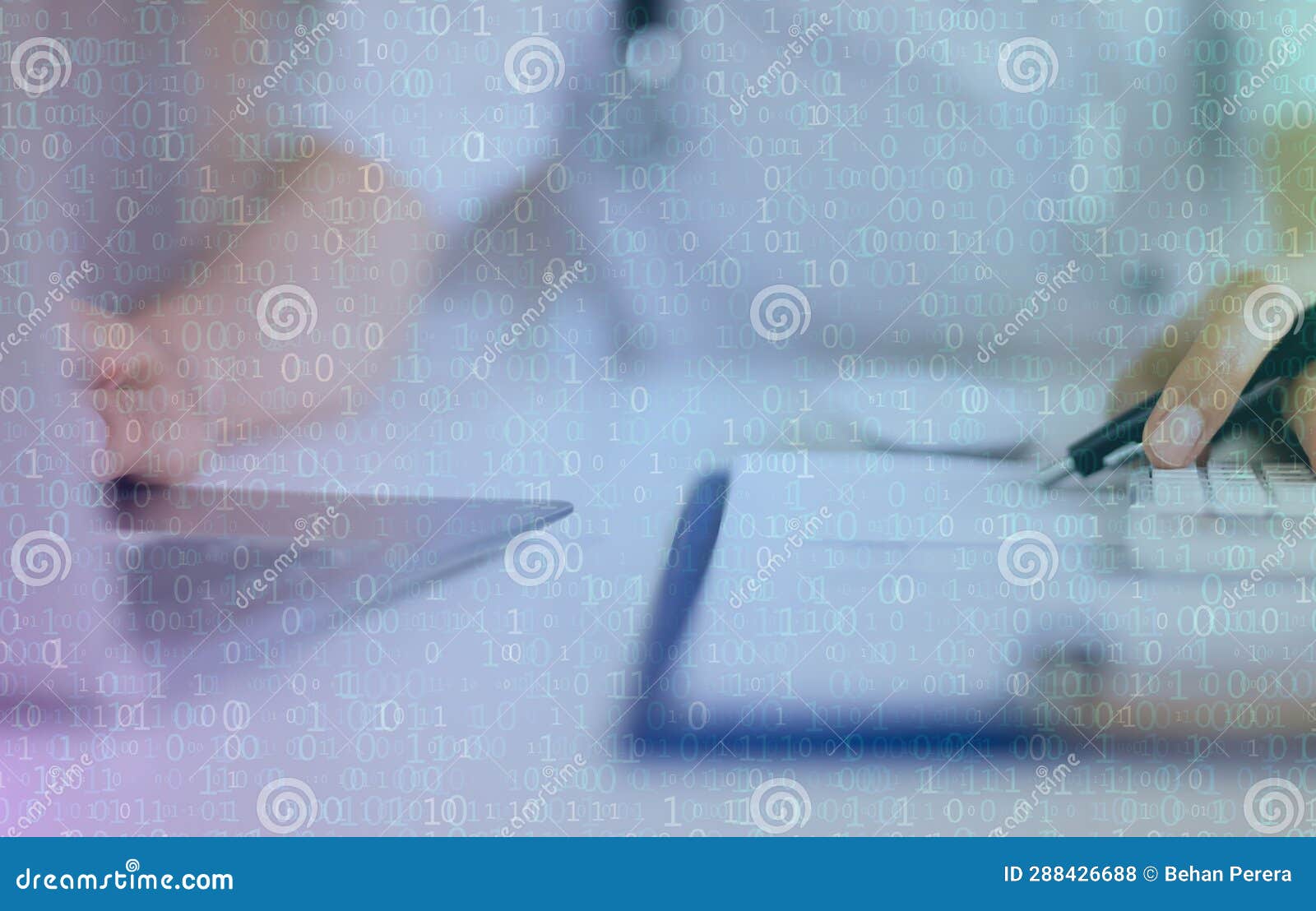 Digital Binary Code Display, Medical Stream, Medical Bill Codes Audit ...