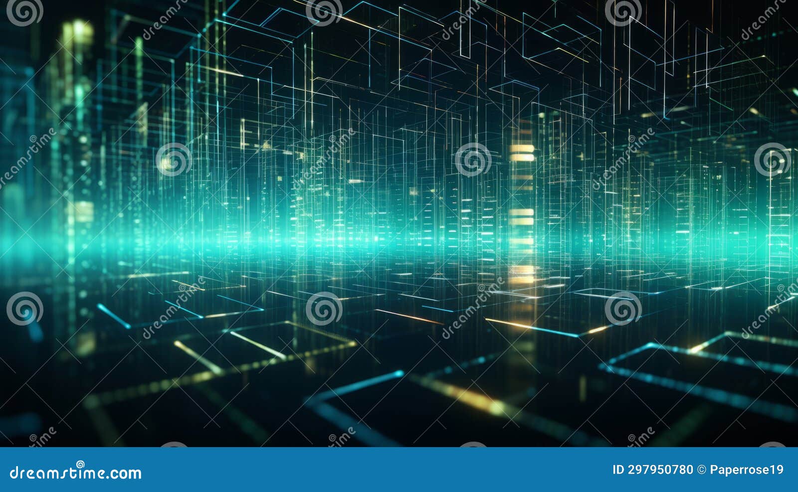 Digital Binary Code Matrix Background Stock Illustration - Illustration of macro, detail: 297950780