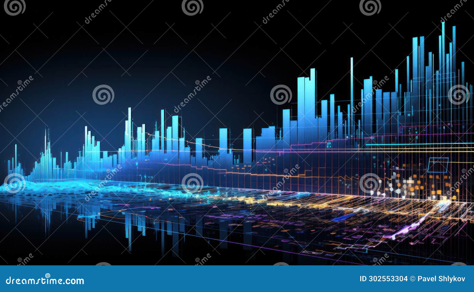 Digital Binary Code Matrix Background Scientific Technology Data 4581