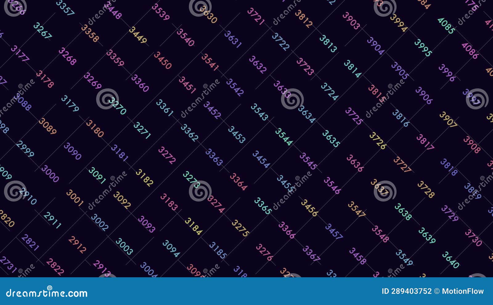Digital Binary Code with Random Neon Led Numbers on Computer Screen Stock Footage - Video of ...