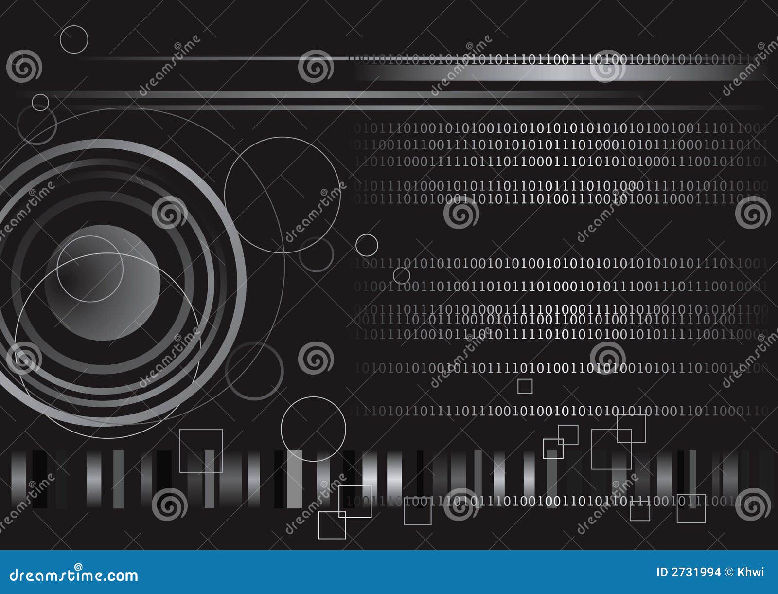 Digital Binary Code Background Big Data And Programming Hacking Deep Decryption And Encryption
