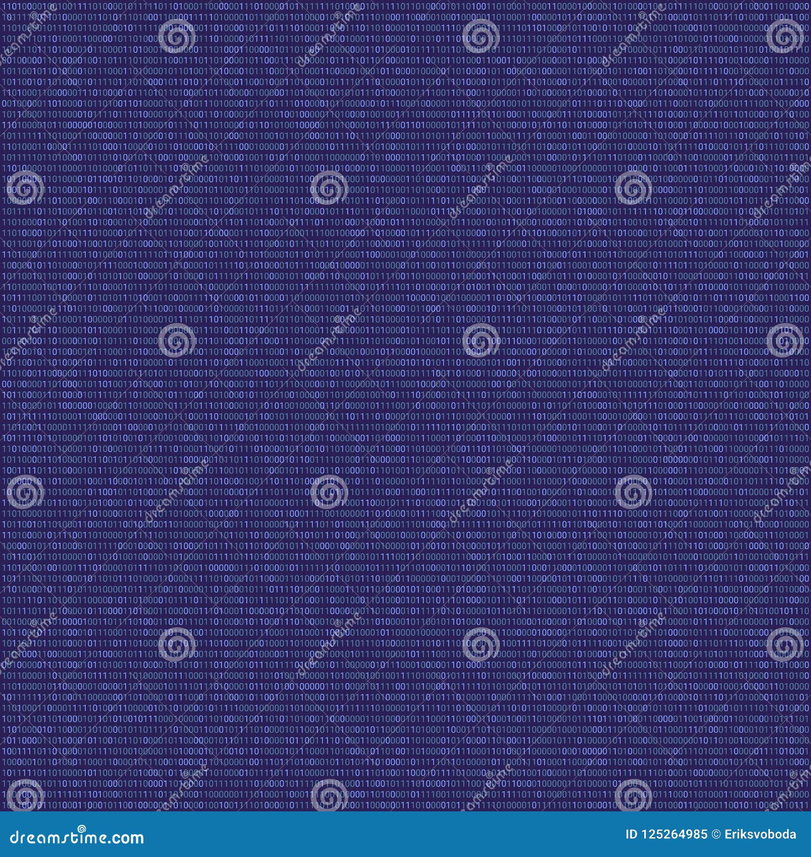 Digital Binary Computer Code Technology Background Concept Of Security Data Pattern With Zero