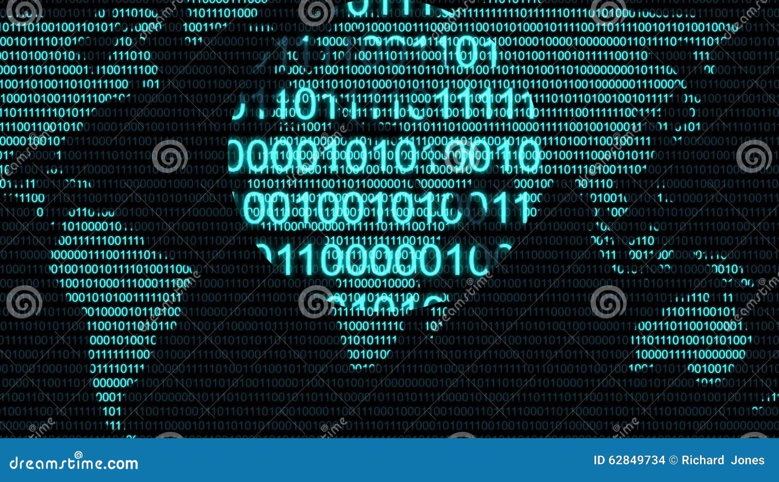 Digital Binary Computer Data Code Number Internet Cyberspace Graphic ...
