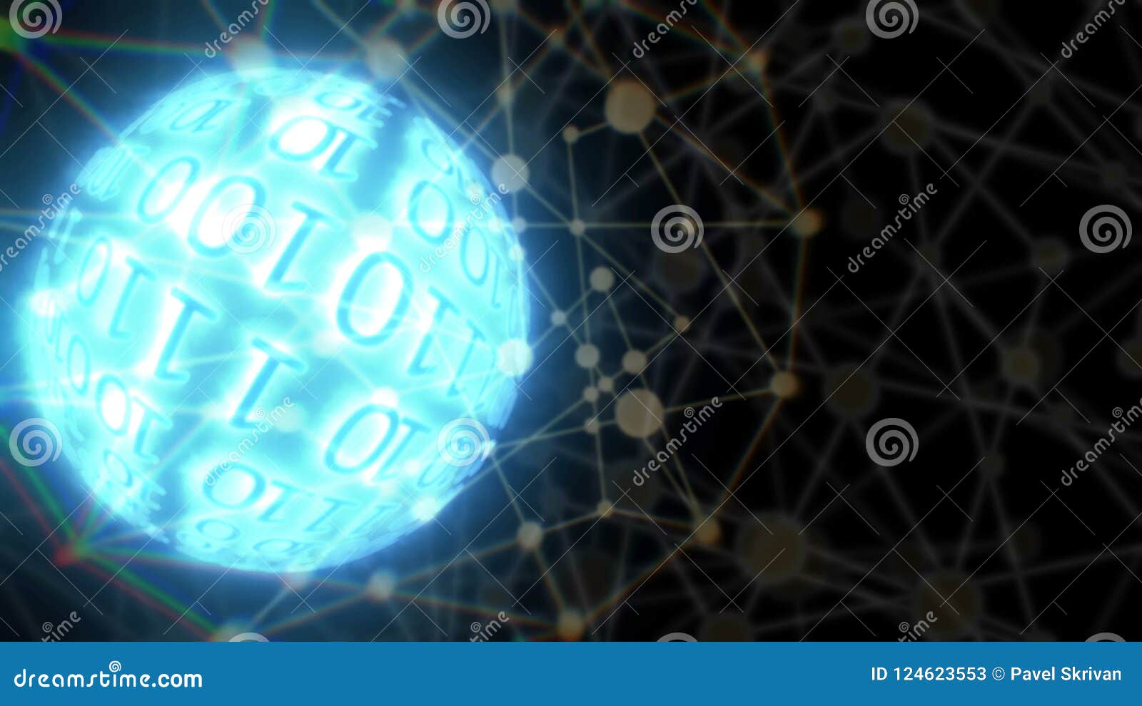 Digital Binary Data Scan Loop Background Stock Video - Video of future, futuristic: 124623553