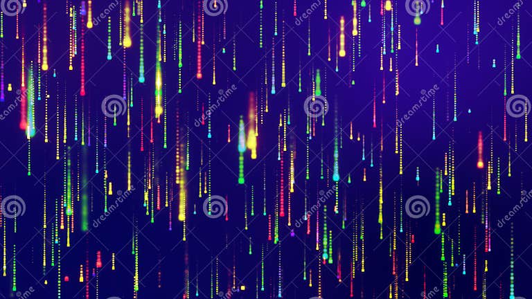 Digital Binary Data, Streaming Code Background. Background Matrix. Hacker Programming Coding ...