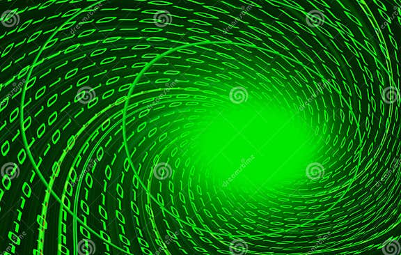 Digital Binary Data Tunnel and Binary Code Streaming on the Black ...