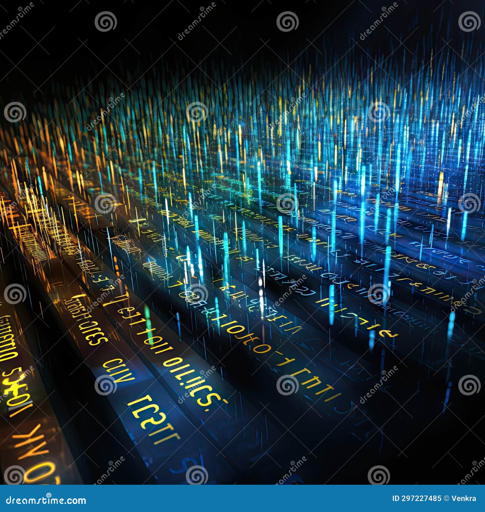 Digital Binary Website Header Banner Stock Image - Image of digital ...