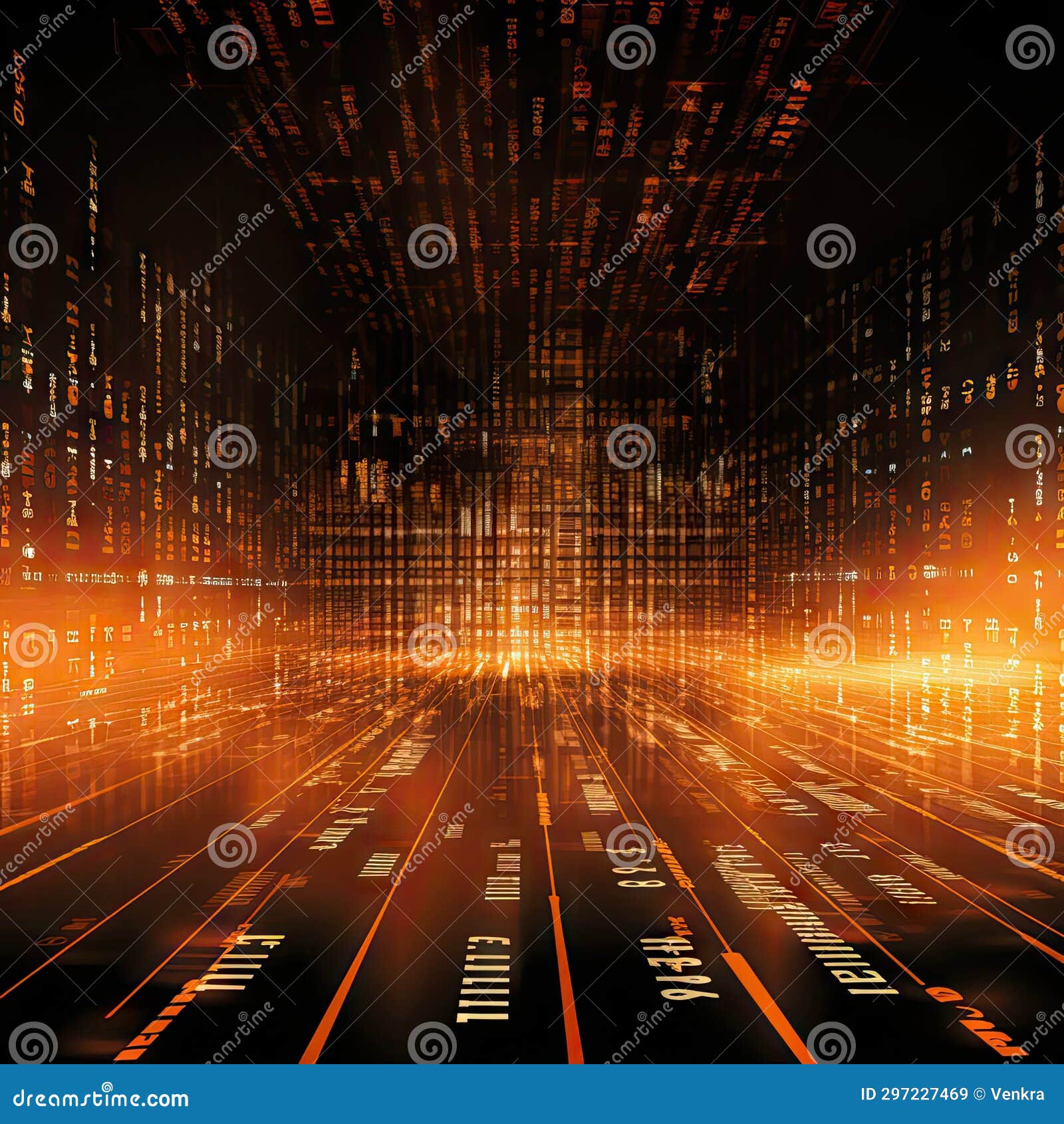 Digital Binary Website Header Banner Stock Image - Image of header ...