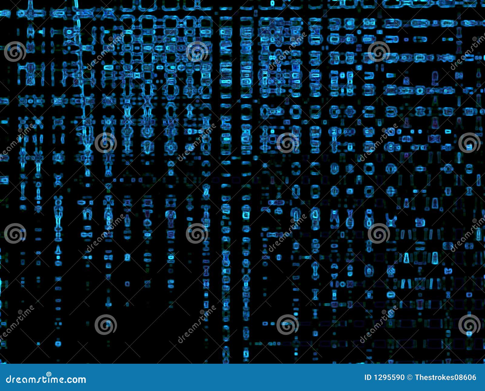 Digital Blue stock illustration. Illustration of cool - 1295590