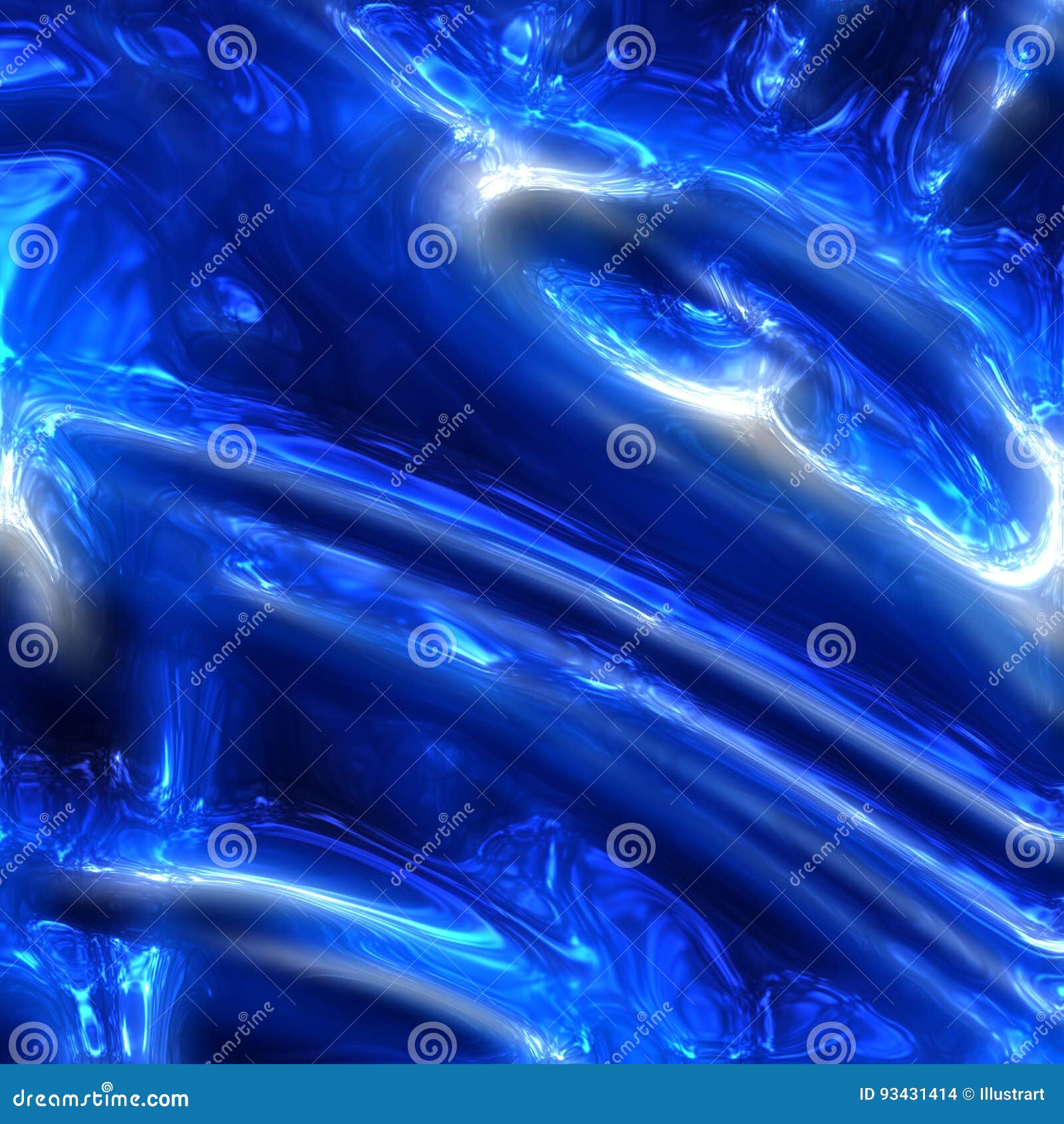 Digital Blue Abstract Background Stock Illustration - Illustration of ...