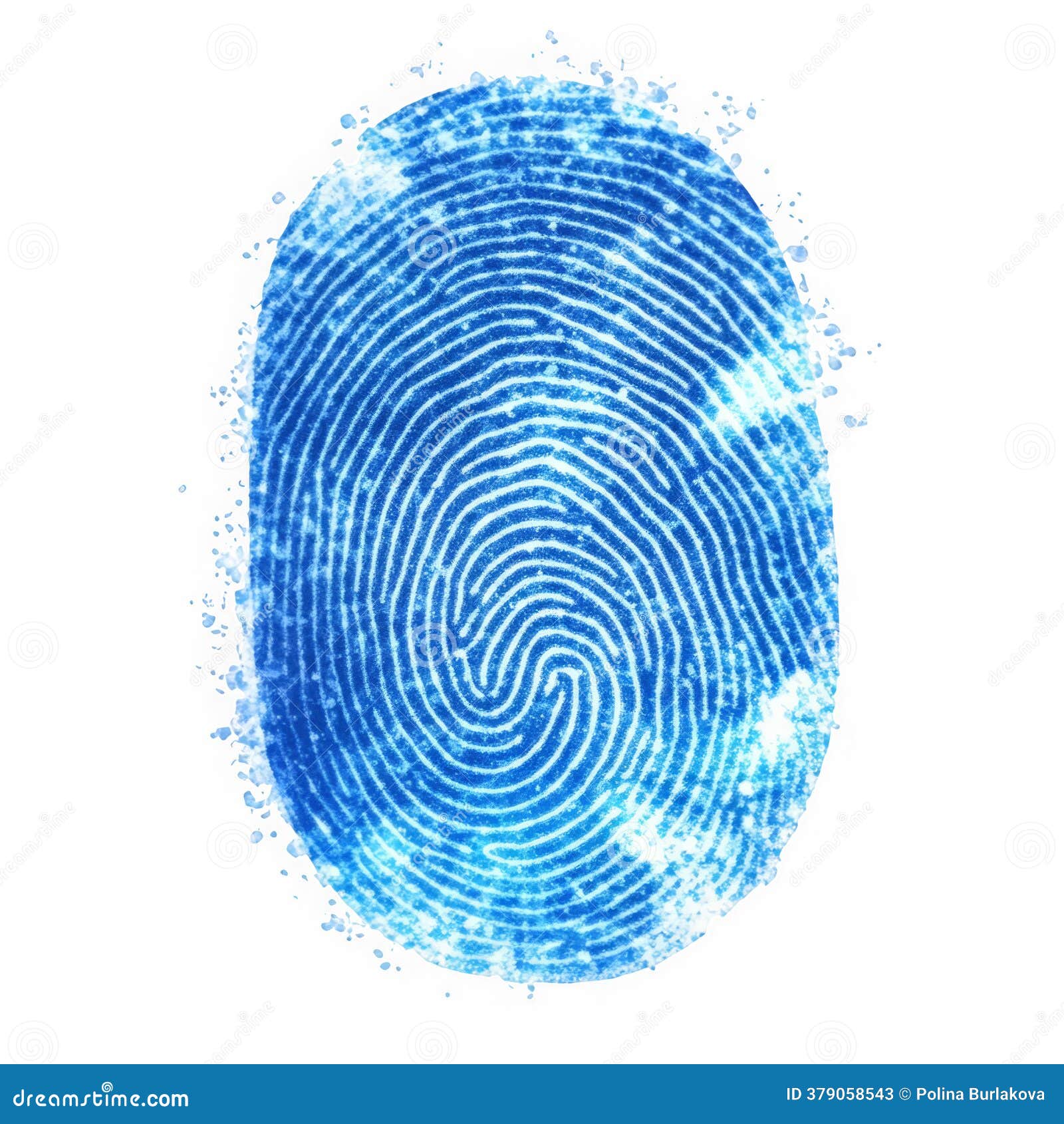 Glowing Biometric Fingerprint Scan On Circuit Board Royalty-Free Stock ...
