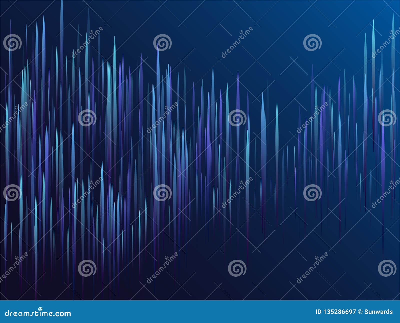 Digital Blue Lines Streams Visual Optic Technology Stock Image - Image ...