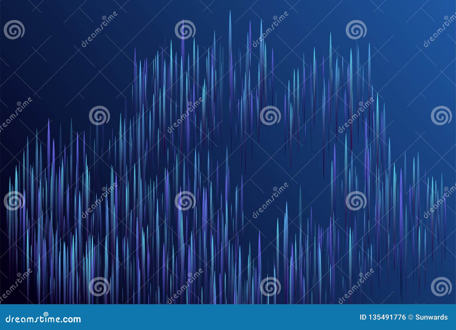 Digital Blue Lines Streams Visual Optic Technology Stock Photo - Image ...