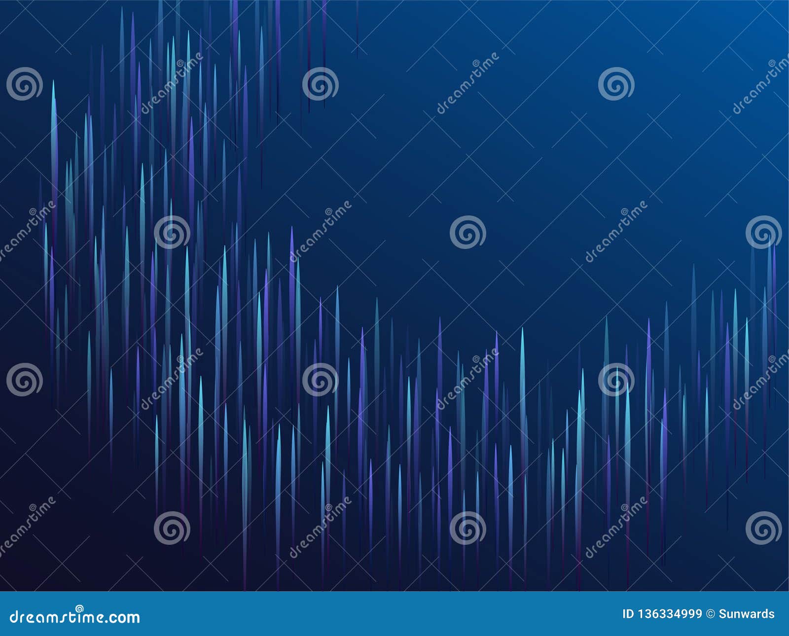 Digital Blue Lines Streams Visual Optic Technology Stock Vector ...
