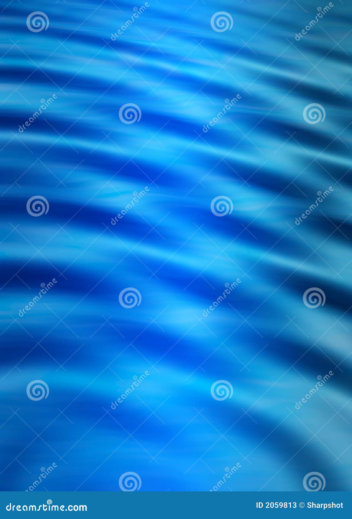 Digital Blue Water Ripples Eff Stock Illustration - Illustration of ...