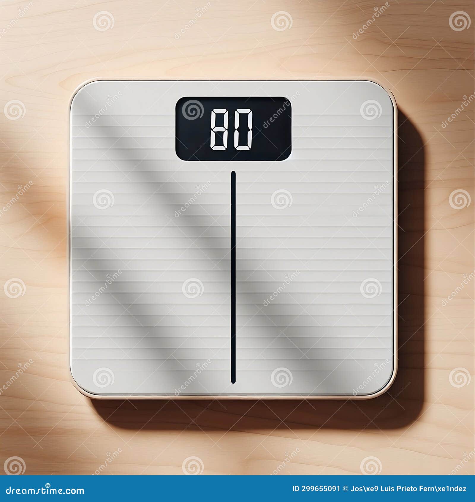 Digital body weight scale stock illustration. Illustration of body ...