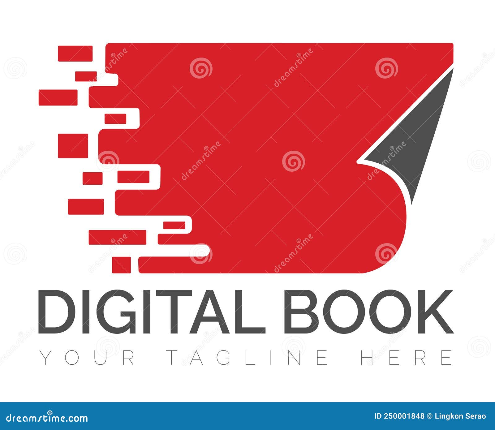 Digital Book Logo or Page Turn Logo for a Company, Institute, or ...