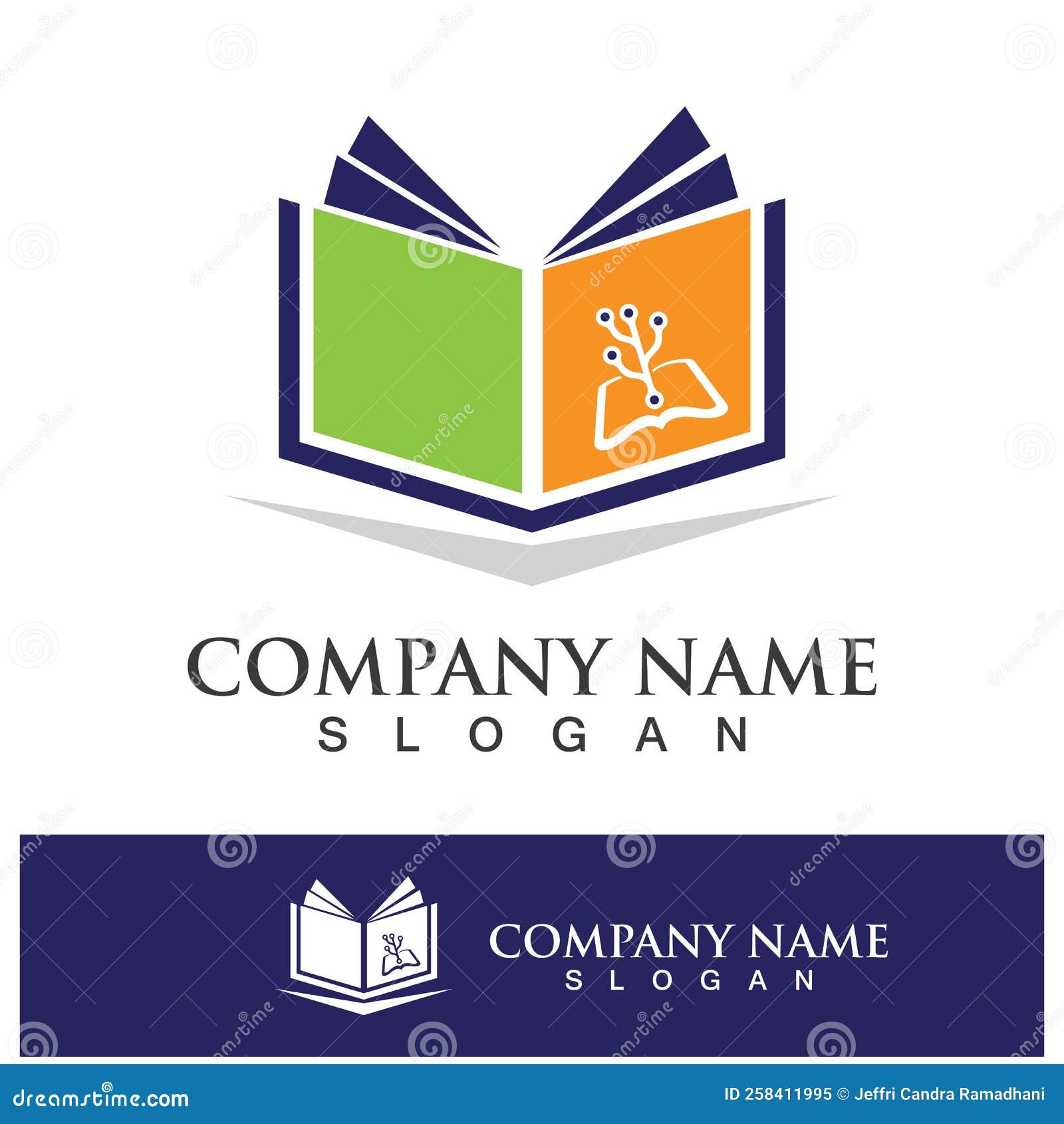 Digital Book Logo Icon Technology Vector Stock Vector - Illustration of ...