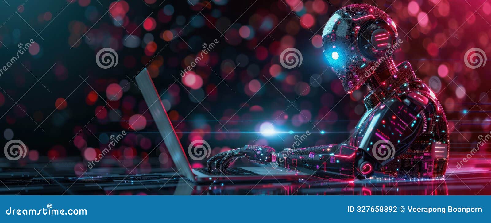 Digital Bot Using Laptop AI Chatbot Automatic Answering System ...