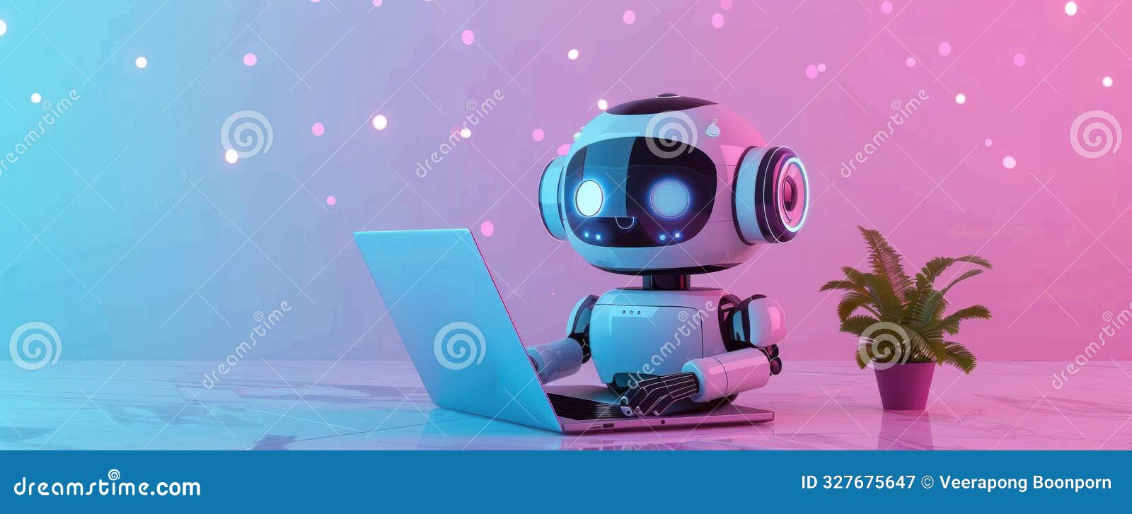 Digital Bot Using Laptop AI Chatbot Automatic Answering, System ...