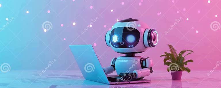 Digital Bot Using Laptop AI Chatbot Automatic Answering, System ...