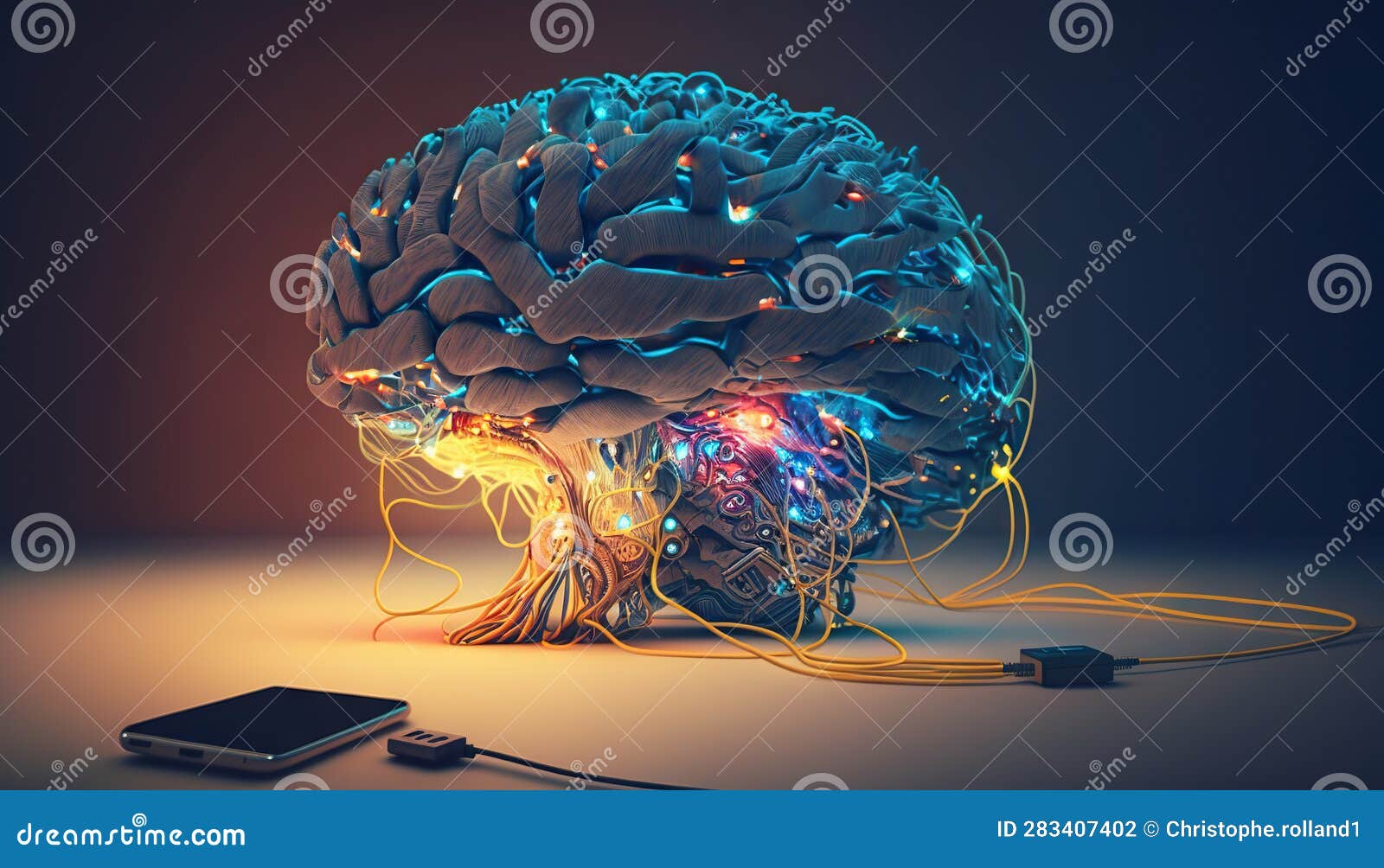 Digital Brain Machine - Artificial Intelligence - Generative AI, AI ...