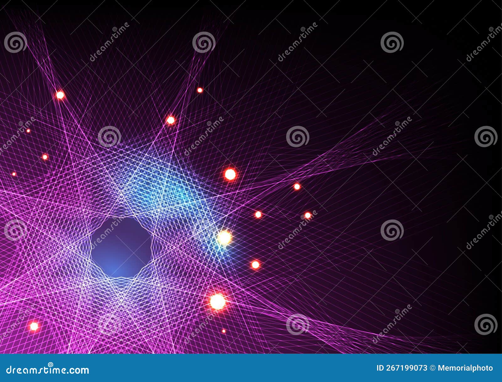 Digital Brain Networking, Abstract Background Internet Conection ...