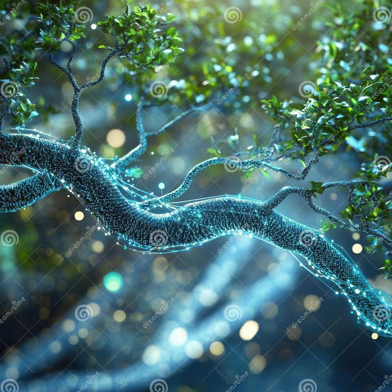 Digital Branch, a Modern Interpretation of Nature S Interconnectedness ...