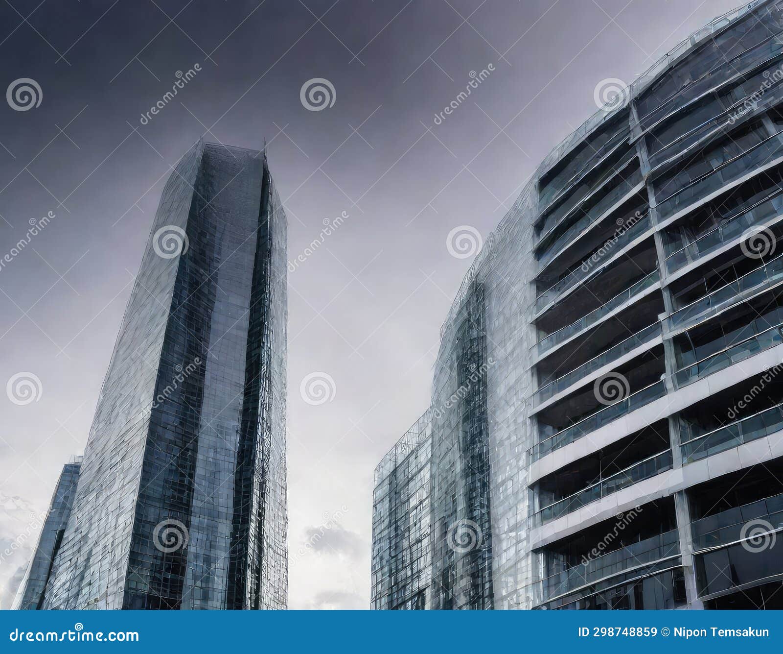 Digital Building Construction Engineering with Double Exposure Graphic ...