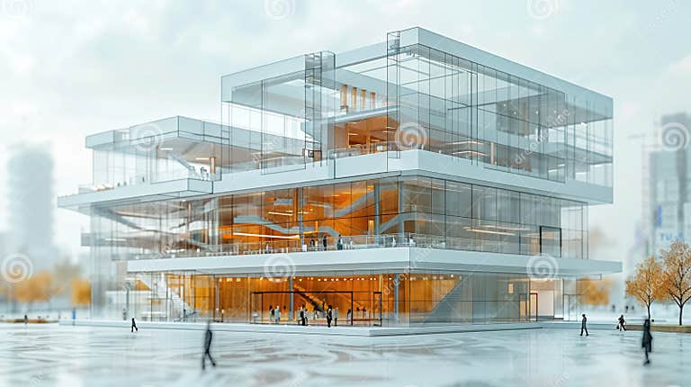 Digital Building Information Modeling (BIM) Technology Stock ...