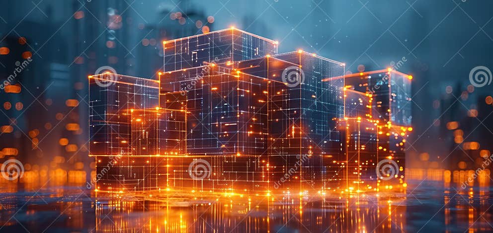 Digital Building Information Modeling (BIM) Technology Stock ...