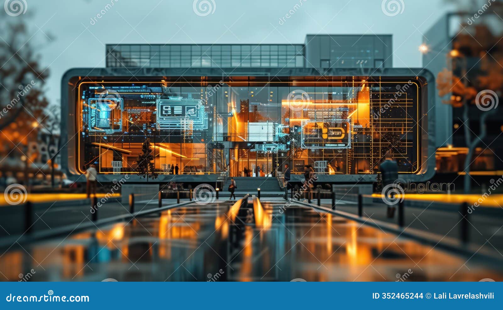 Digital Building Information Modeling (BIM) Technology Stock ...