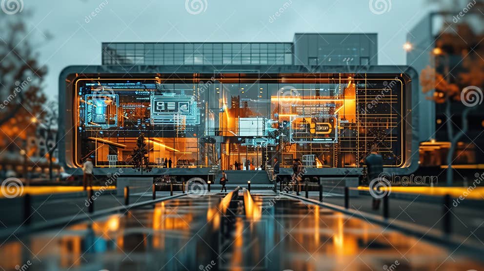 Digital Building Information Modeling (BIM) Technology Stock ...