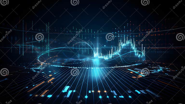 Digital Business Analytics Technology Database Stock Illustration ...