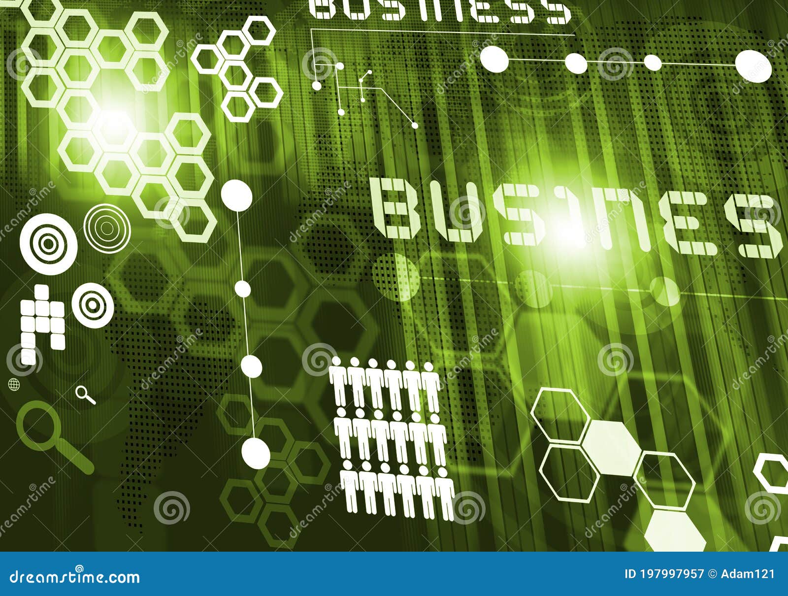 Digital Business Background Stock Illustration - Illustration of high ...