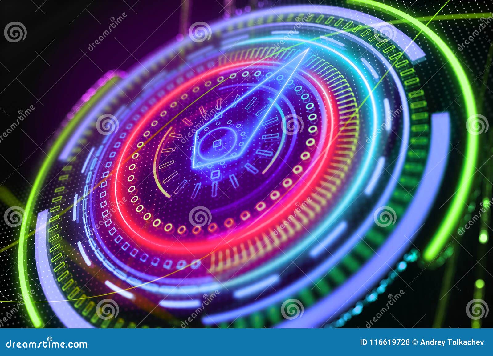 Digital Business Button Backdrop Stock Illustration - Illustration of ...