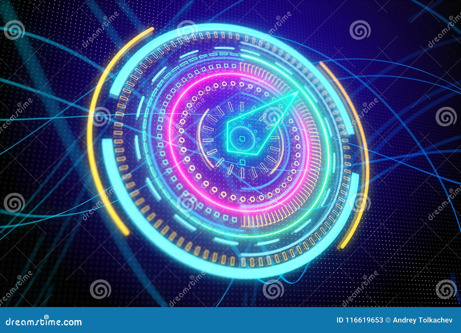 Digital Business Button Background Stock Illustration - Illustration of ...