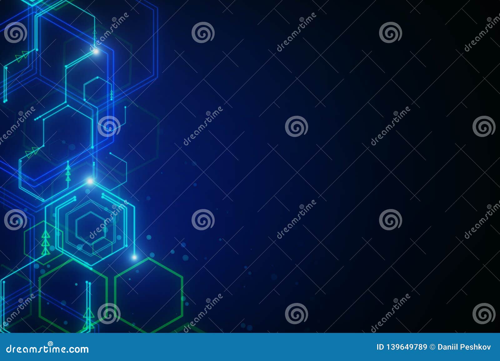 Digital Business Interface Background Stock Illustration - Illustration ...