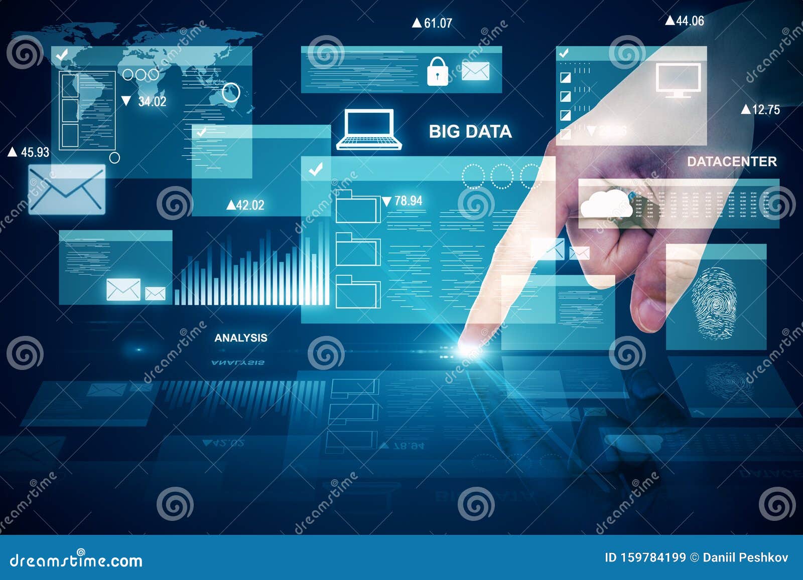 Digital business interface stock image. Image of innovation - 159784199