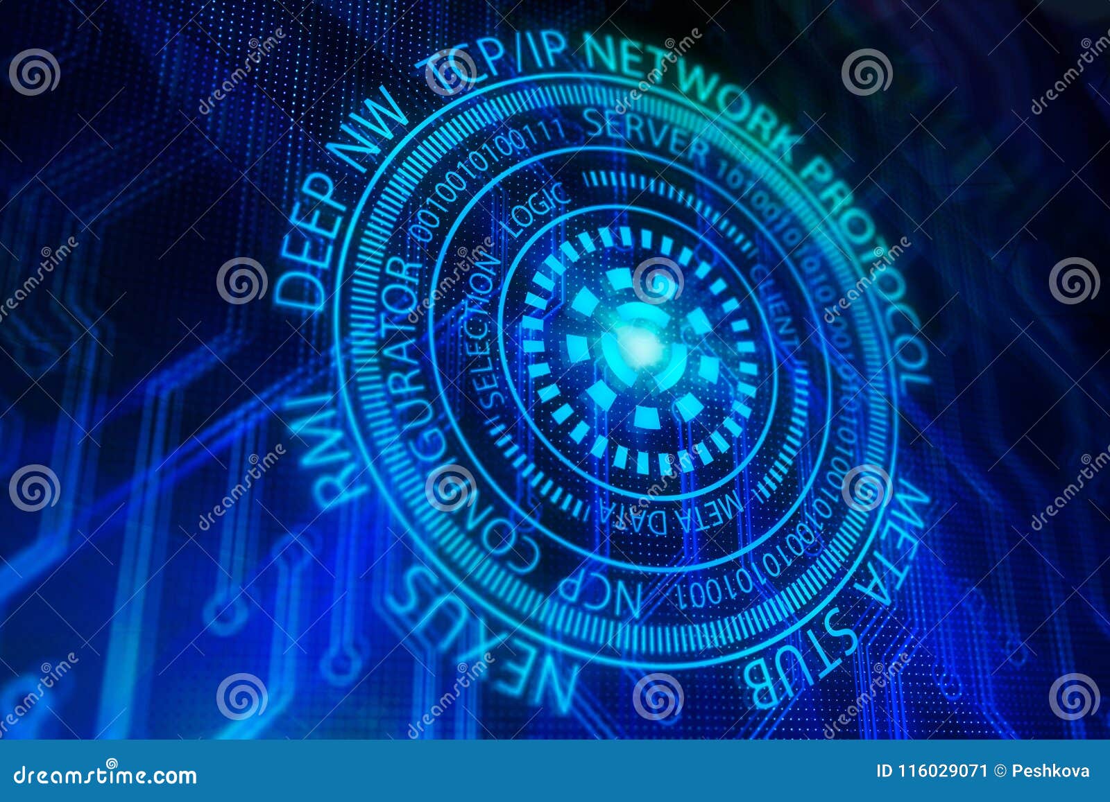 Digital Business Interface Texture Stock Image - Image of abstract ...