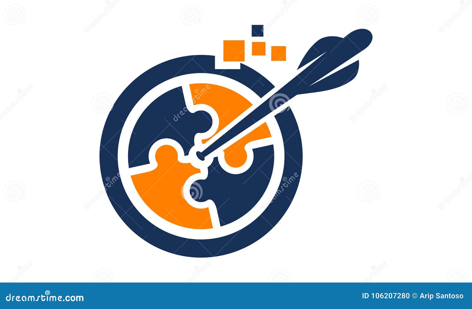 Digital Business Target stock vector. Illustration of focus - 106207280