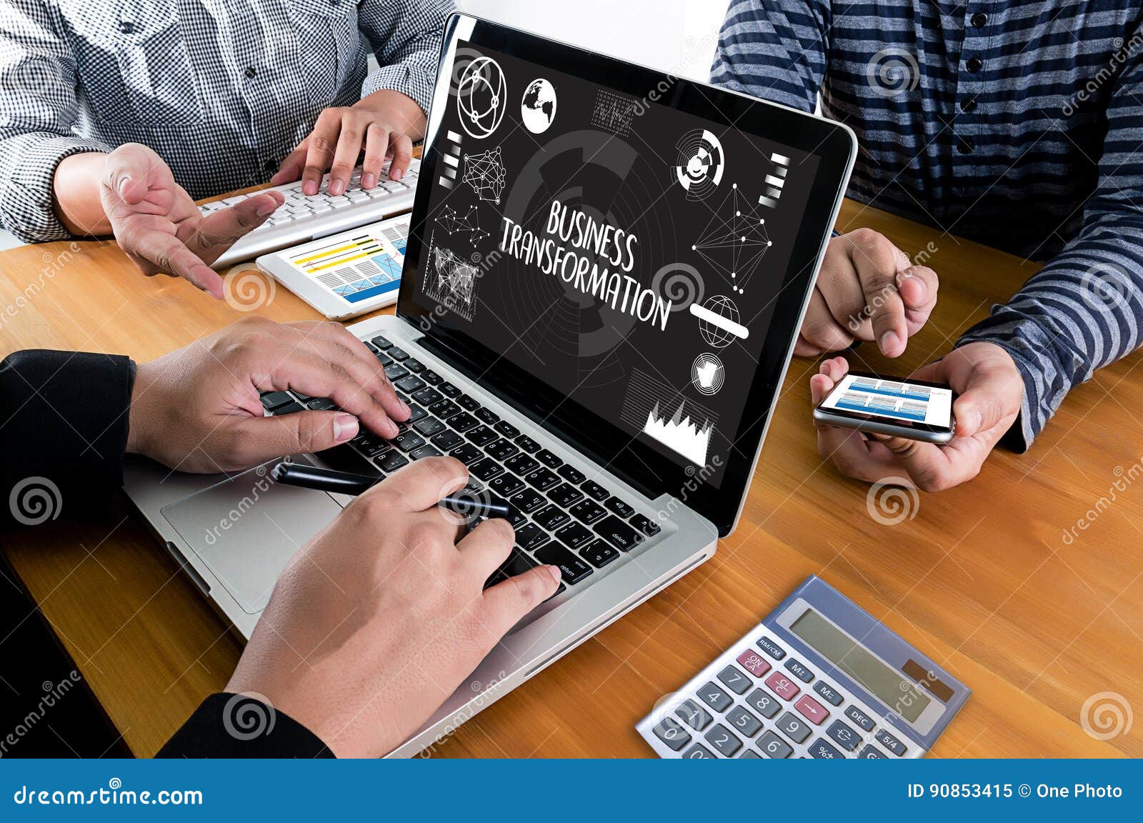 Digital BUSINESS TRANSFORMATION , Hi-tech Technological Digita Stock ...