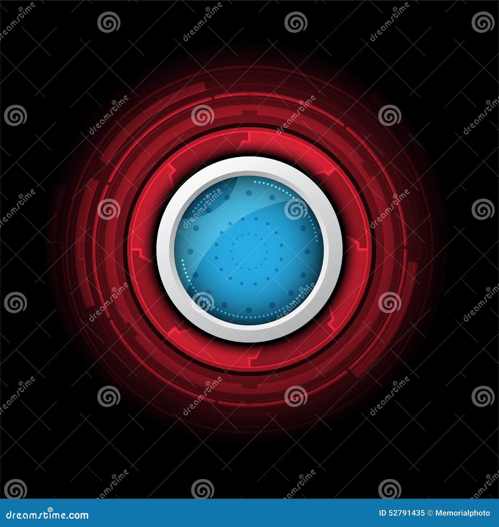 Digital button design stock vector. Illustration of energy - 52791435