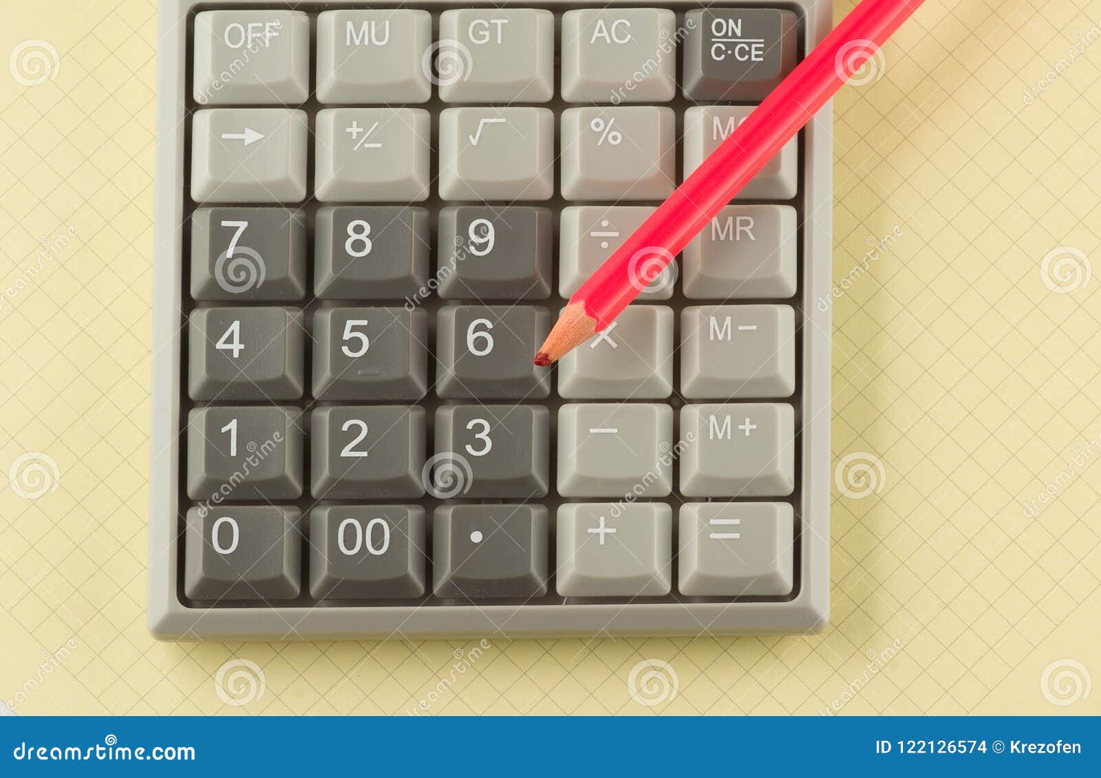 Digital Calculator for Calculations Stock Photo - Image of display ...