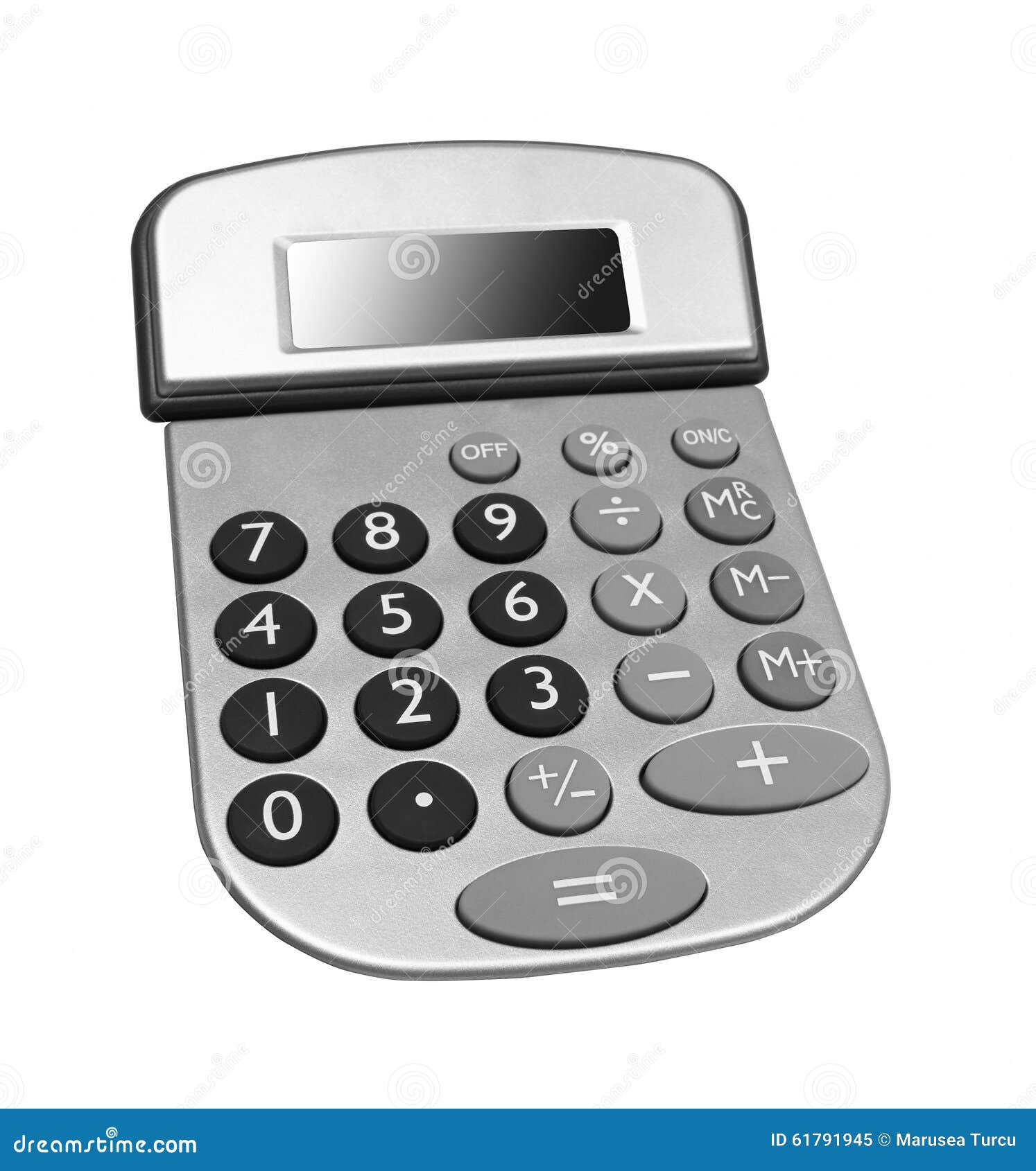 Digital calculator stock image. Image of object, finance - 61791945