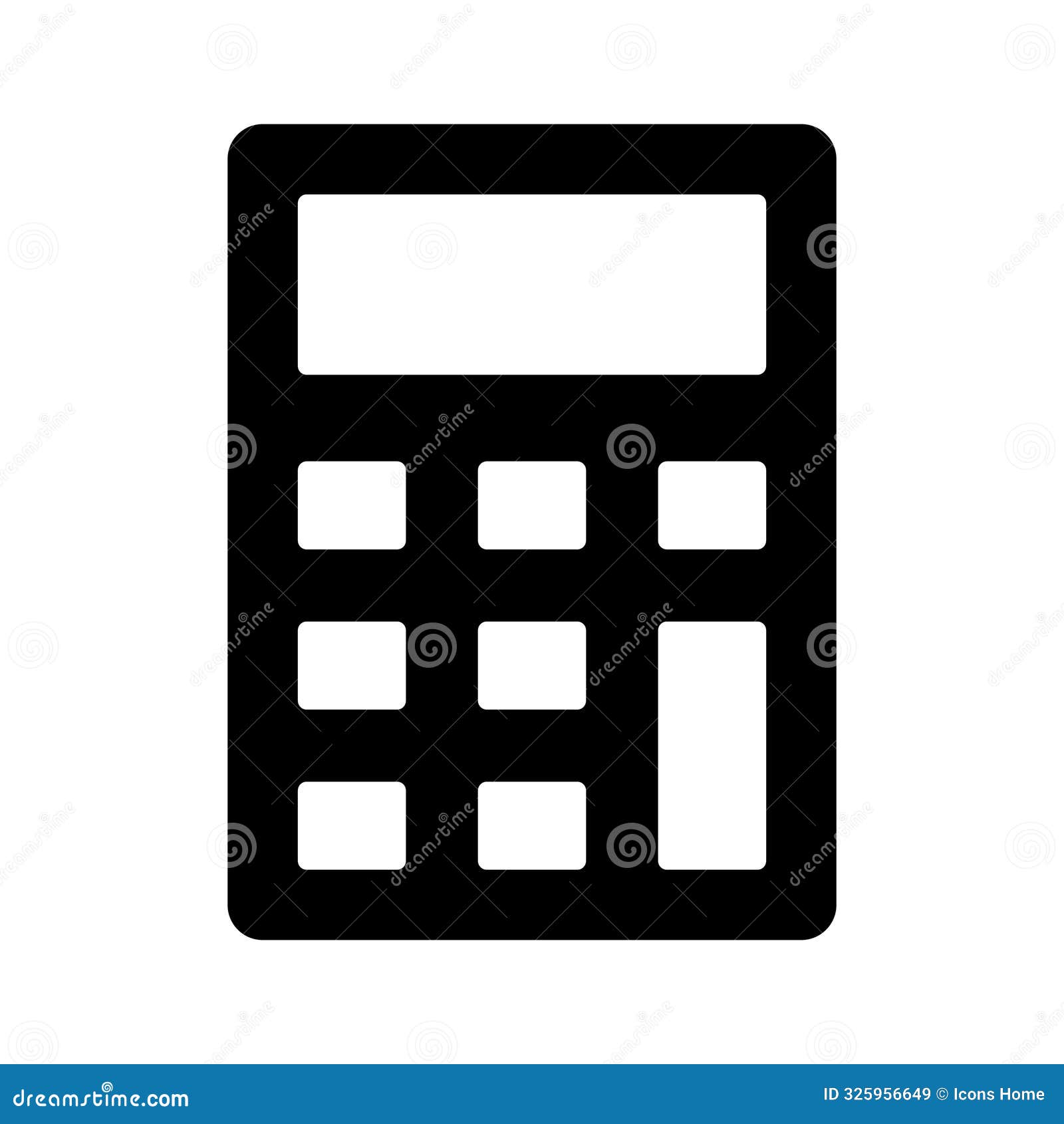 Digital Calculator Vector Design, Mathematical Calculation Equipment in ...